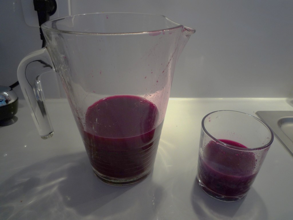 Le jus de betterave rouge